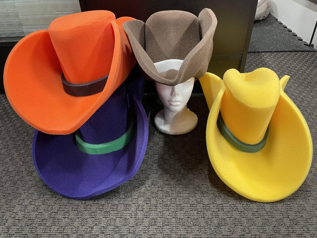 Oversized Foam Cowboy Hats - GYPSY TREASURE - COSTUMES & COSMETICS