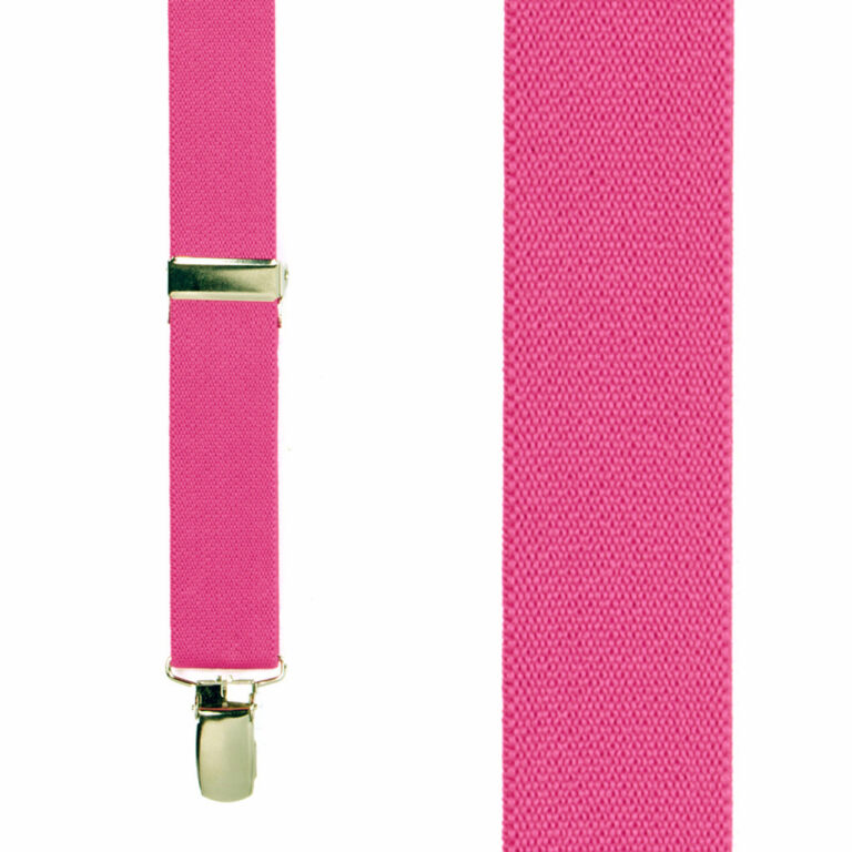 Hot Pink Adjustable Suspenders - GYPSY TREASURE - COSTUMES & COSMETICS